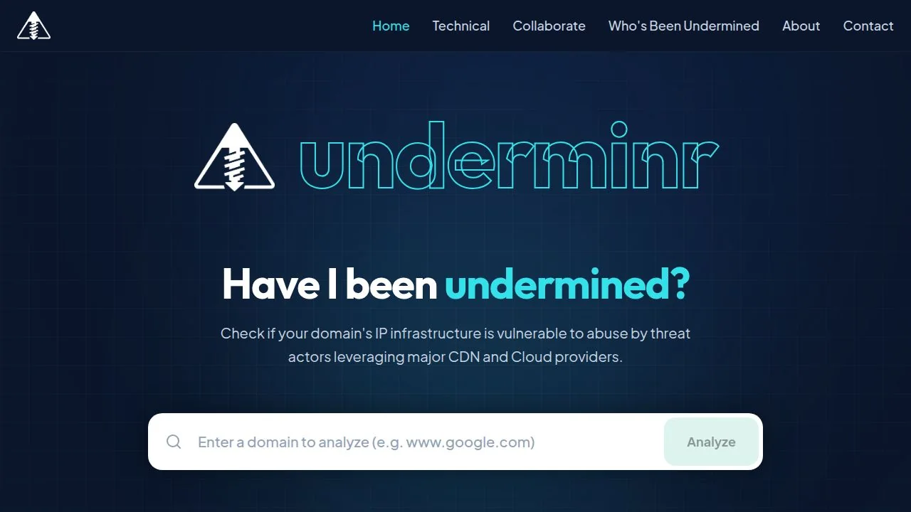 Underminr Information Share Official Release - Security Boulevard
